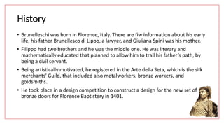 Filippo Brunelleschi | PPTX