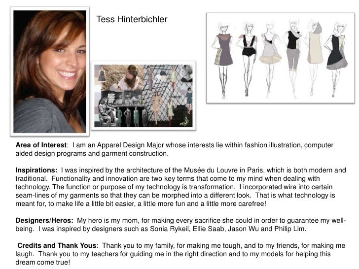 What Is A Fashion Designer Profile at Roberta York blog