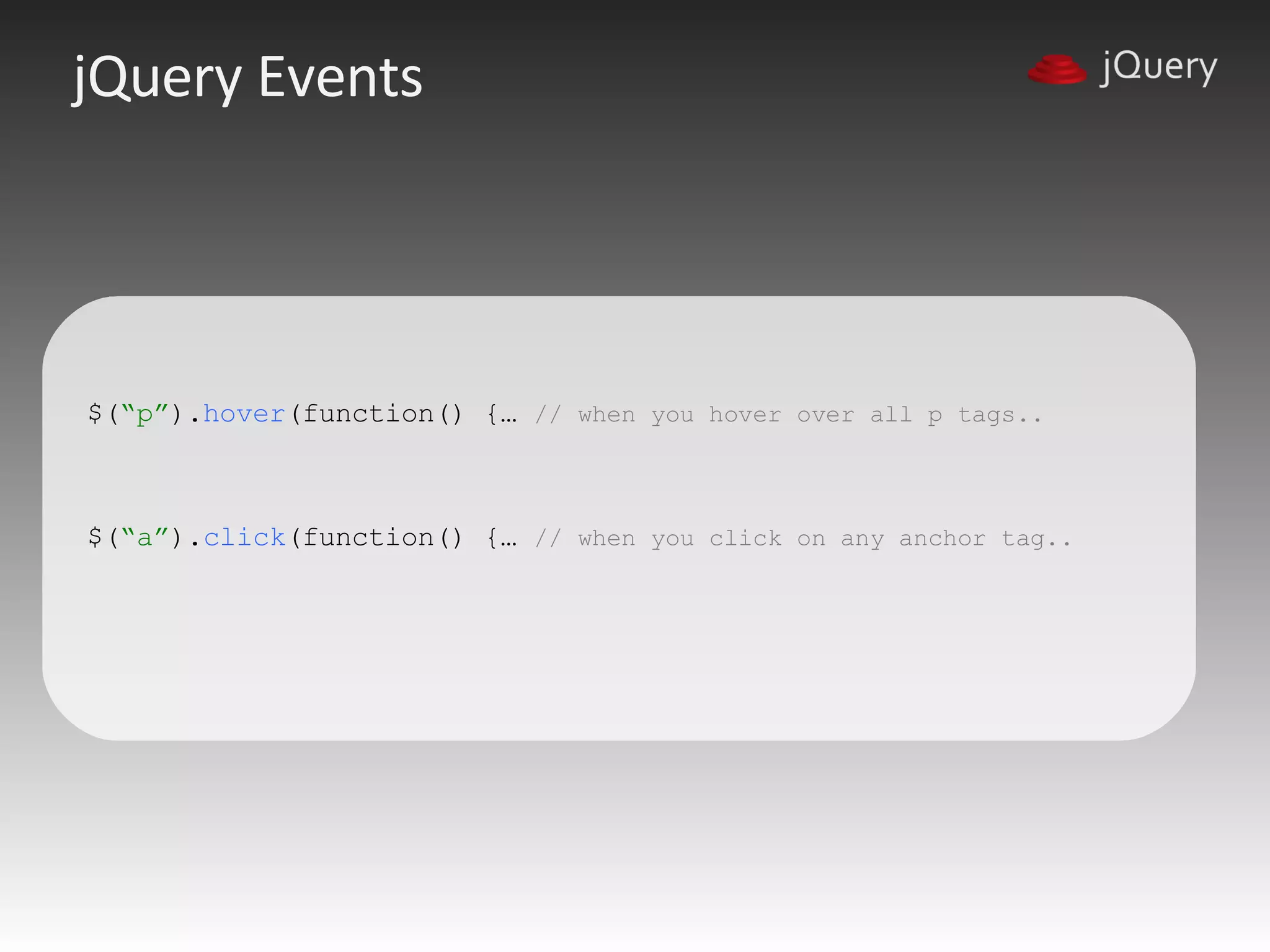 Designers Guide To jQuery | PPT