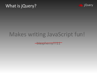 Designers Guide To jQuery | PPT