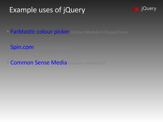 Designers Guide To jQuery | PPT