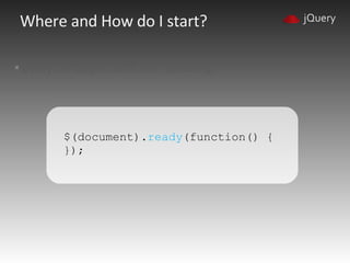Designers Guide To jQuery | PPT