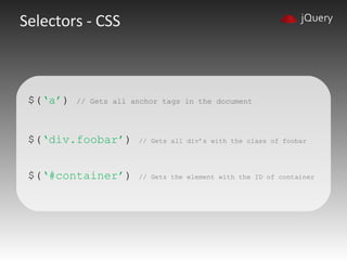 Designers Guide To jQuery | PPT
