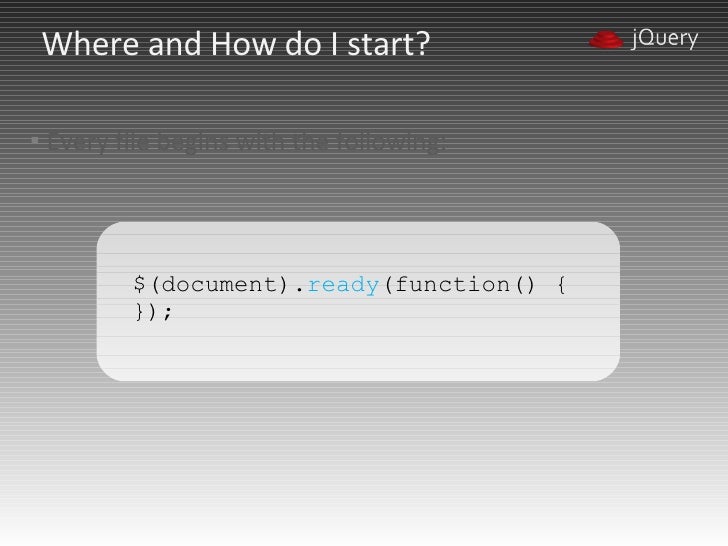 Designers Guide To jQuery