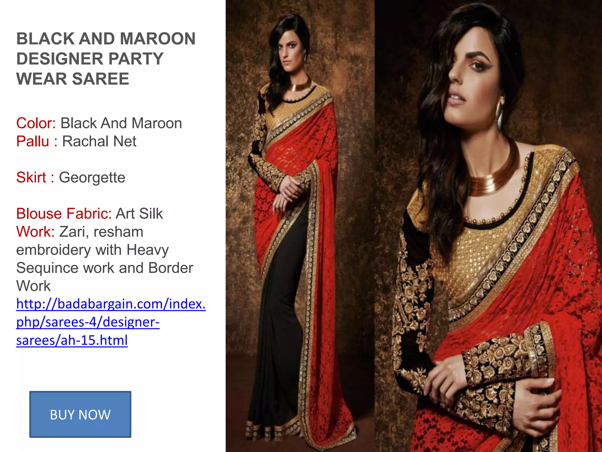 Designer sarees | PPT