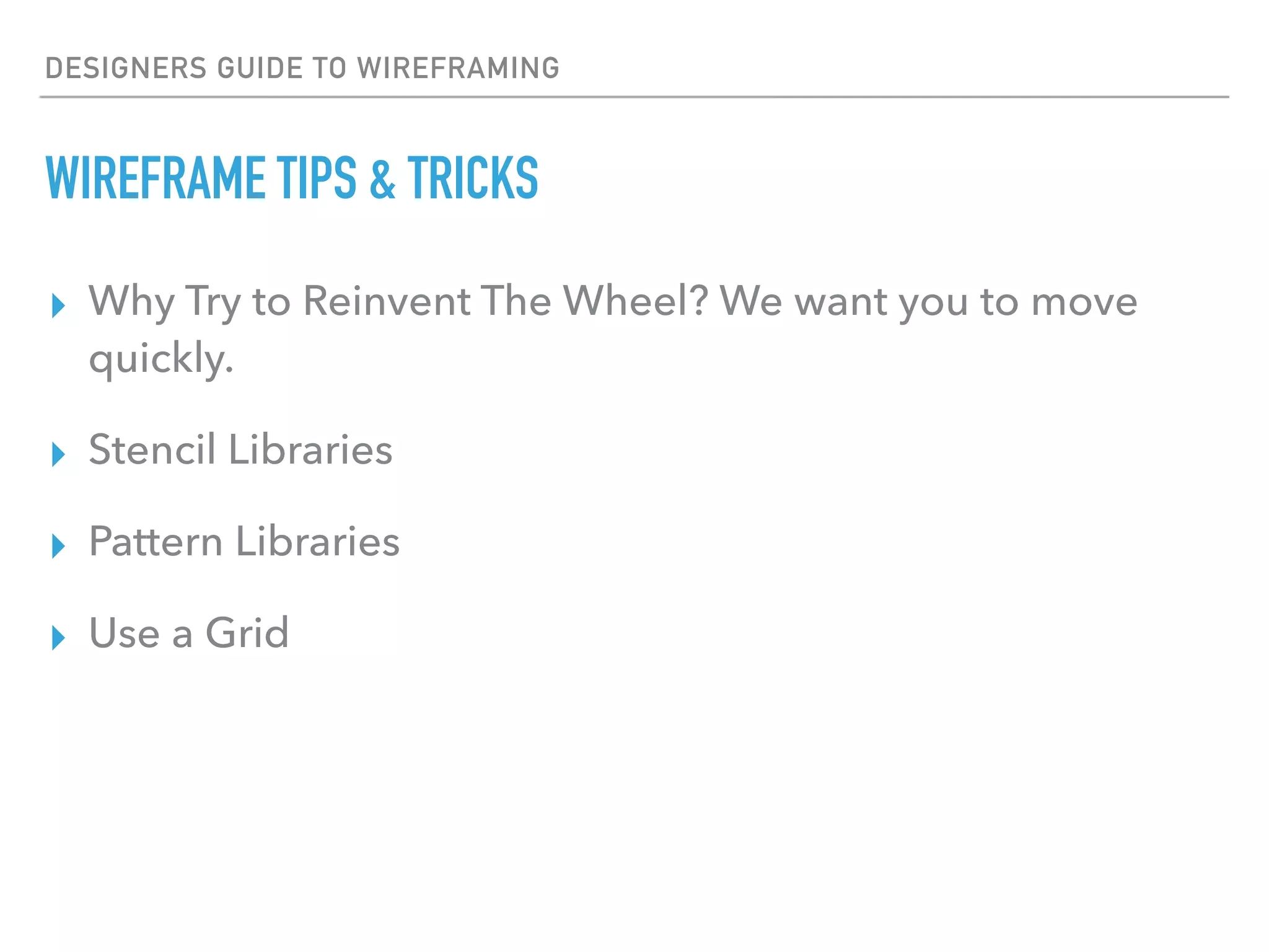 Designers Guide To Wireframing | PDF
