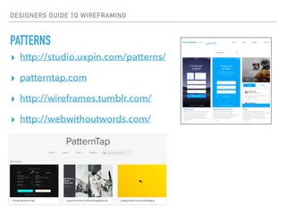 Designers Guide To Wireframing | PPT