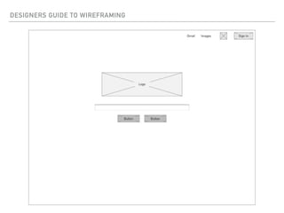 Designers Guide To Wireframing | PDF