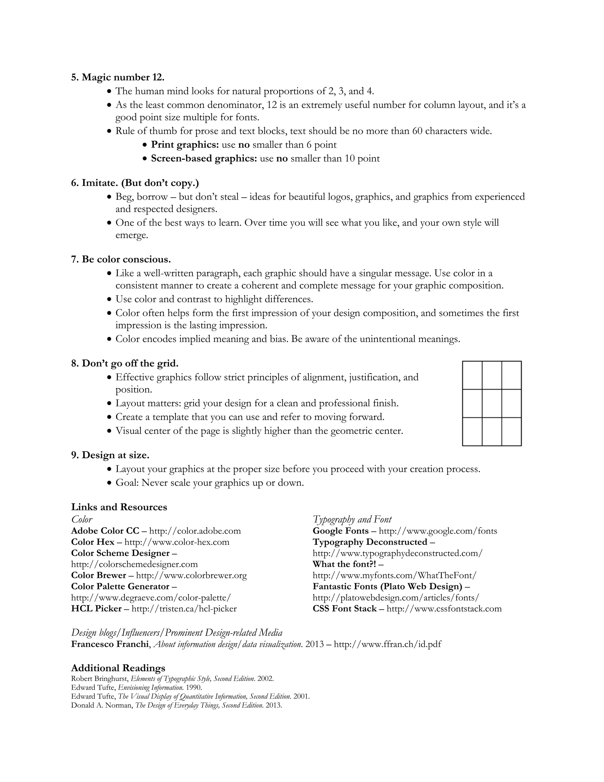 Habits of Effective Designers - Handout | PDF | Desktop Publishing ...