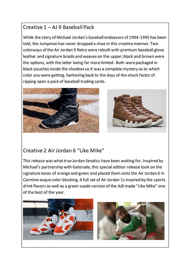 Design Essentials Assignment on Air Jordans | PDF