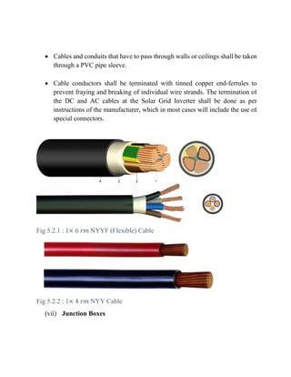 Design & estimation of rooftop grid tied solar pv system | PDF