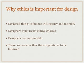 Design Ethics | PDF
