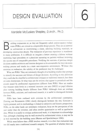 Design Evaluation | PDF