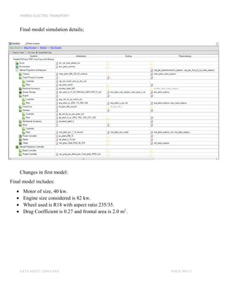 Design&Evaluation of PHEV powertrain | PDF