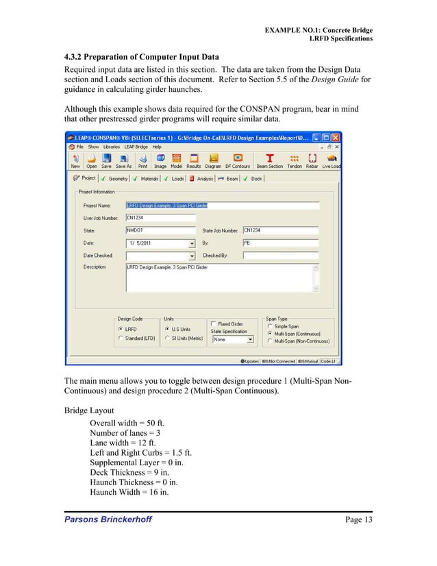 Design Example_Prestressed Concrete Girder Bridge.pdf