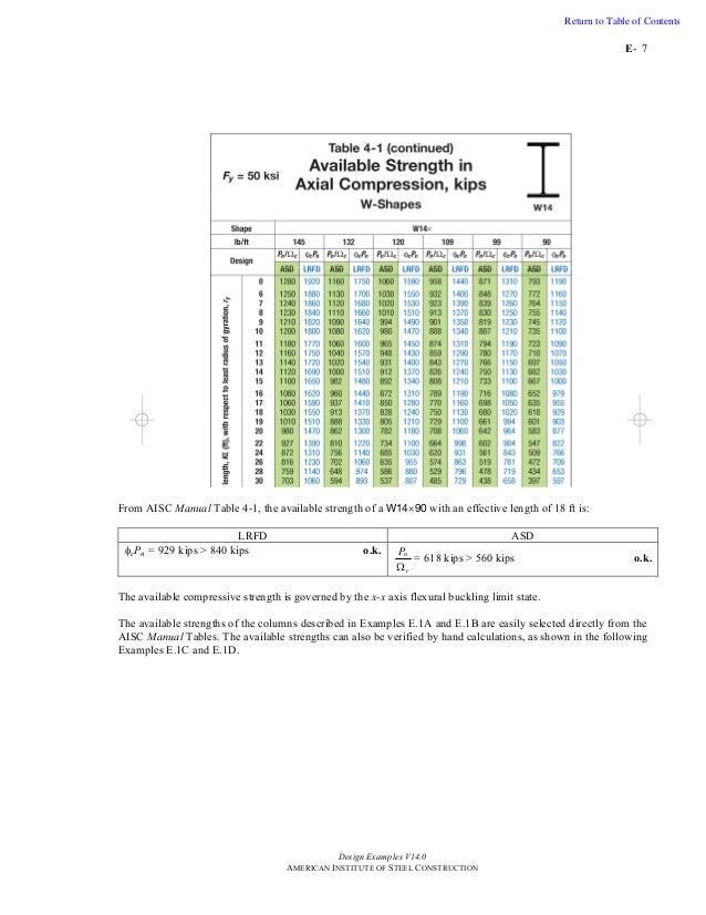 Design examples aisc diseño en acero ejercicios