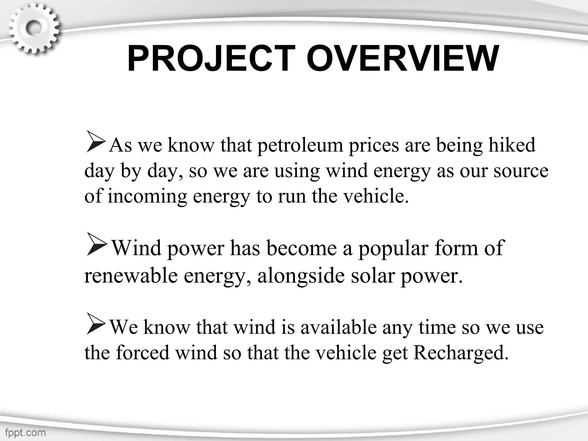 wind power vehicle | PPT