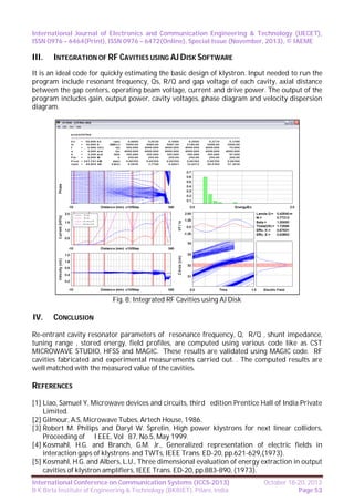 Design, fabrication and characterization of rf cavities for | PDF