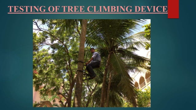 DESIGN & FABRICATION OF A COCONUT TREE CLIMBING DEVICE.pptx
