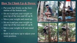 DESIGN & FABRICATION OF A COCONUT TREE CLIMBING DEVICE.pptx