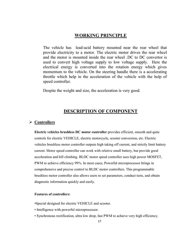 Design & fabrication of Motorised vehicle | PDF | Green Vehicles | Auto ...