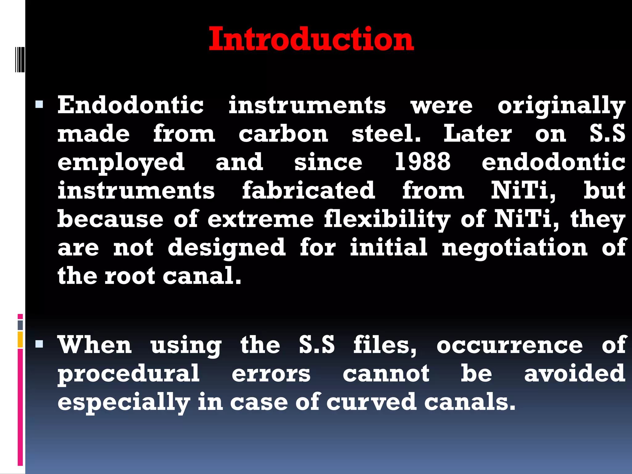 Design features of rotary root canal instruments | PDF
