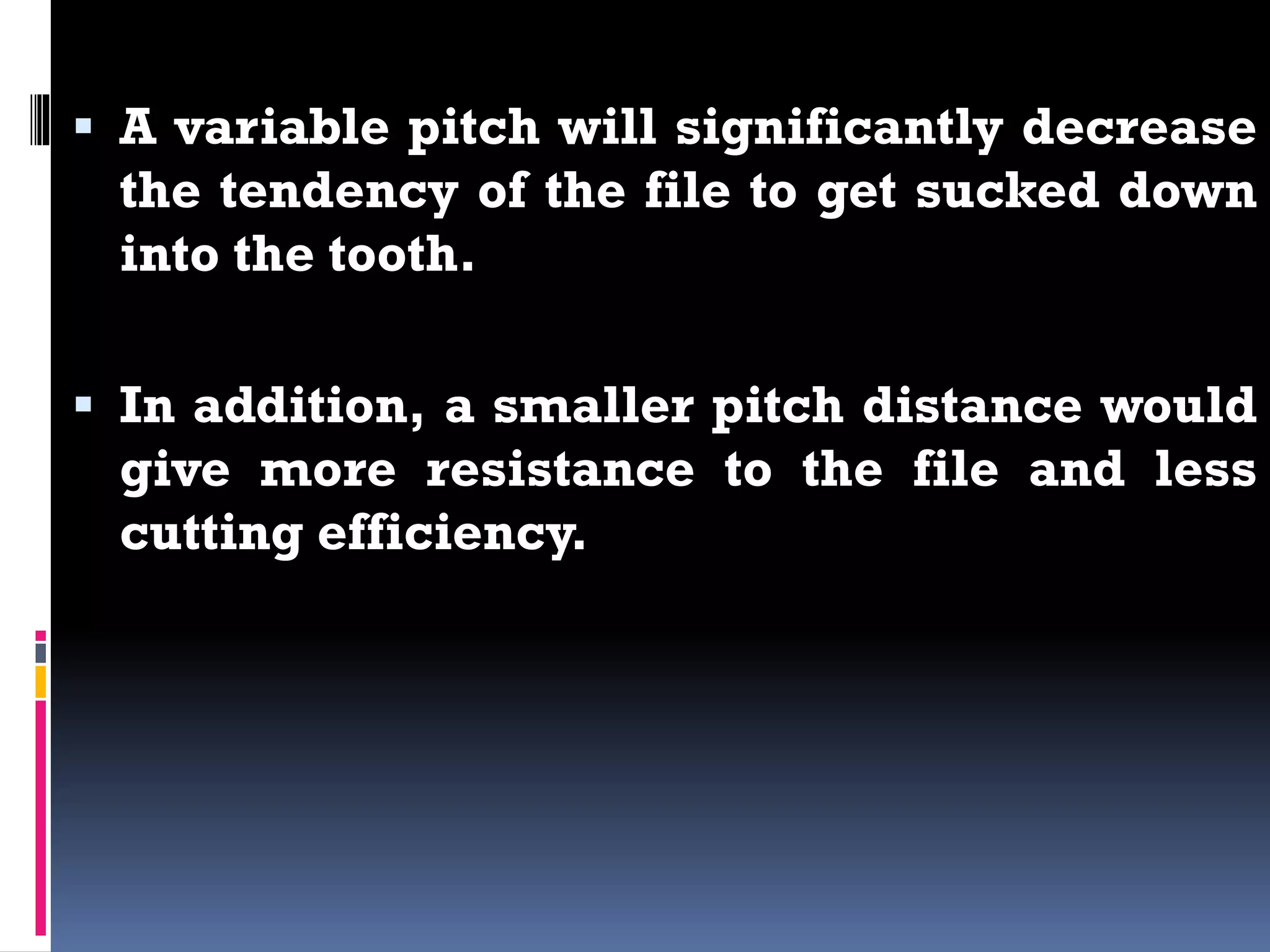 Design features of rotary root canal instruments | PDF