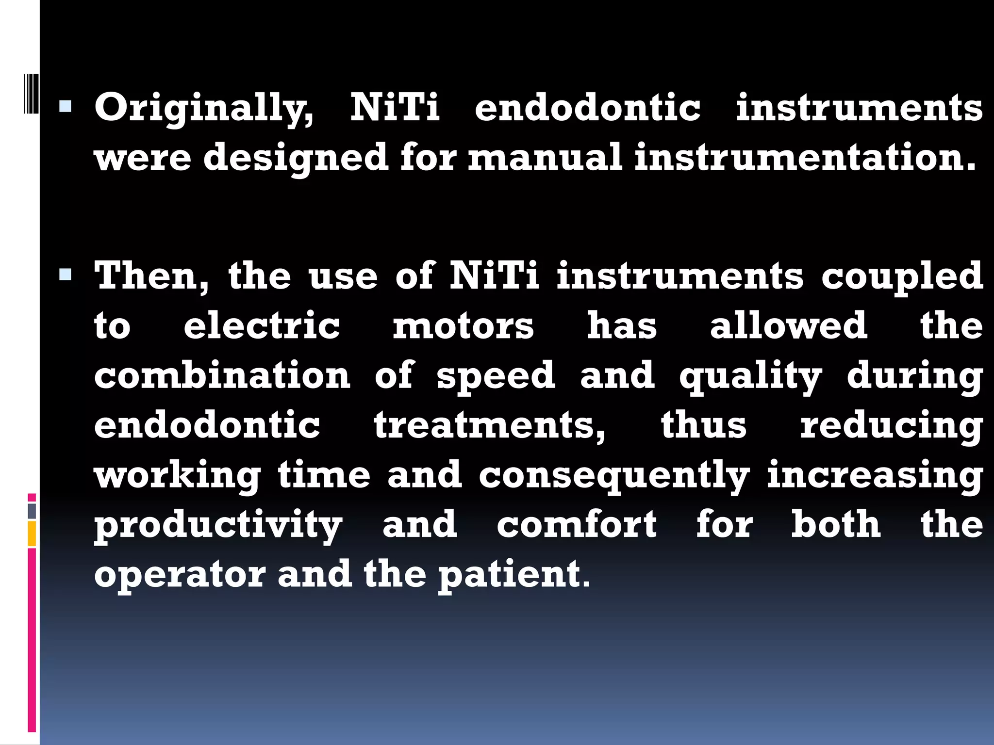 Design features of rotary root canal instruments | PDF