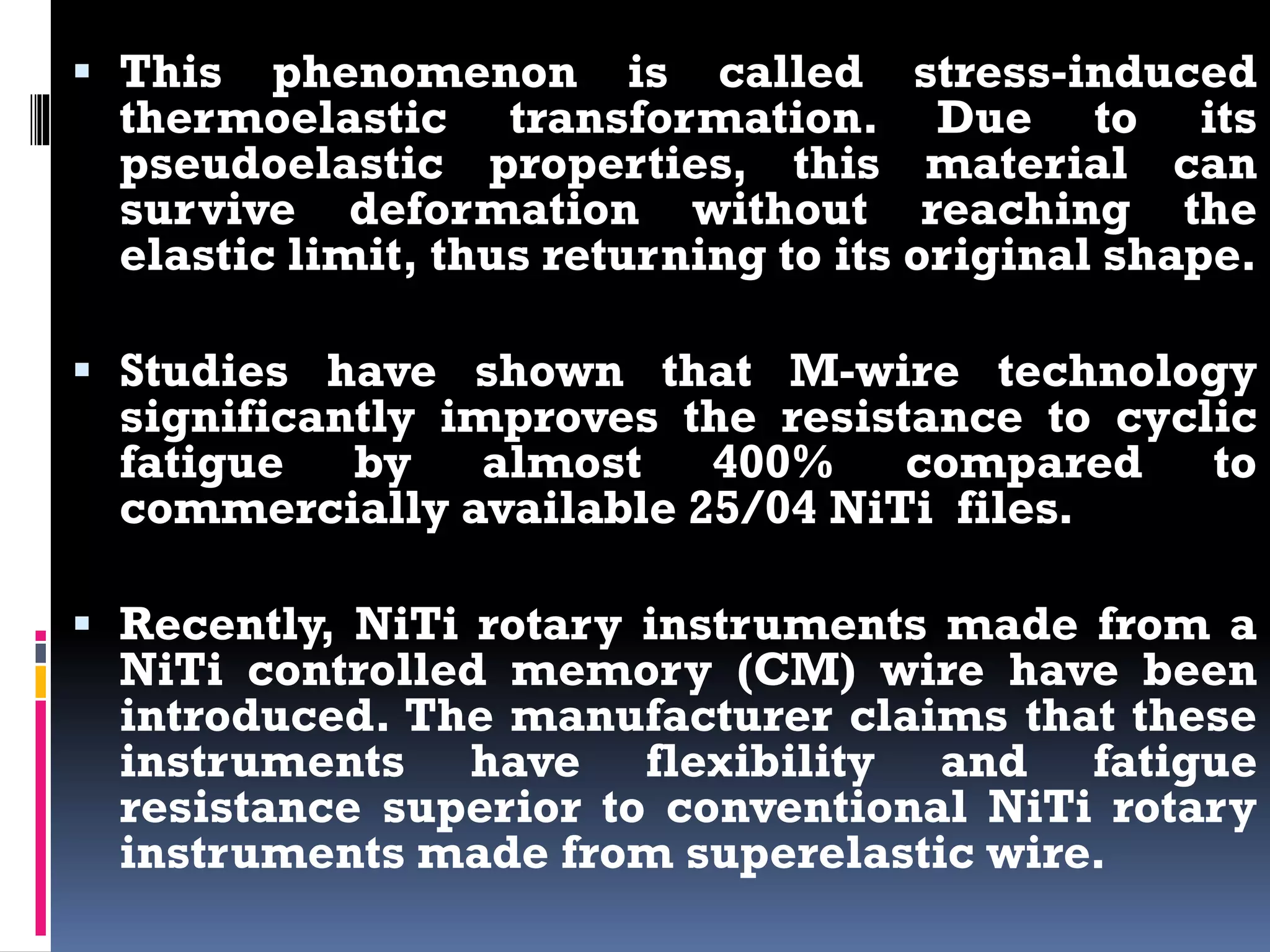 Design features of rotary root canal instruments | PDF