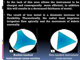 Design features of rotary root canal instruments | PDF
