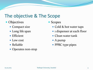 Design of a Water Purification System for a Building | PPTX