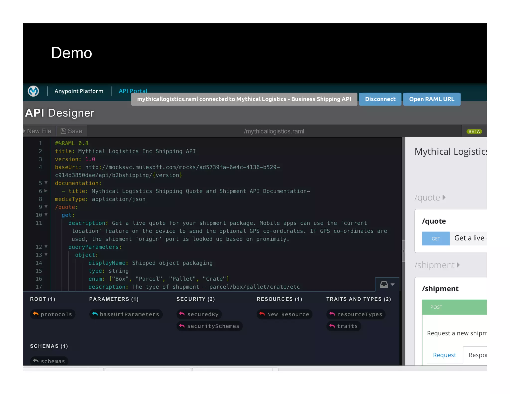 Design First API's with RAML and SoapUI | PPT