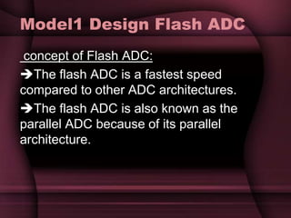 Design flash adc 3bit (VHDL design) | PPT