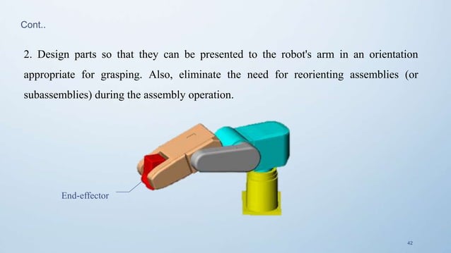 Design for assembly methods | PPTX | Robotics | Technology & Computing