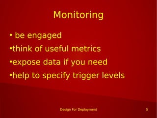Design For Deployment | PPT