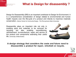 Design for disassembly iraldo | PPT