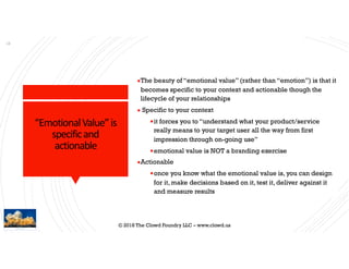 Design for Emotional Value - Create Emotionally Valuable Products and ...