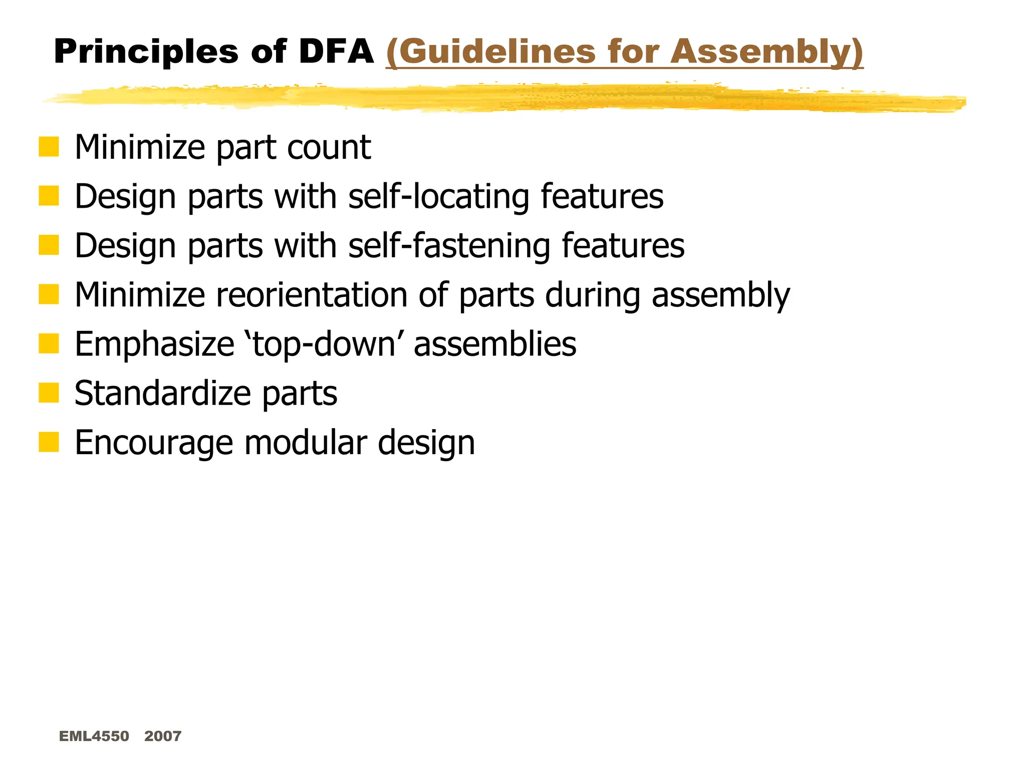 Design for Manufacturing method and application | PPT