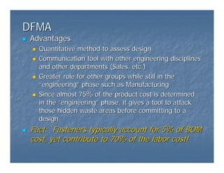 Design for Manual Assembly Lecture Rev 4.pdf | Manufacturing Industry ...
