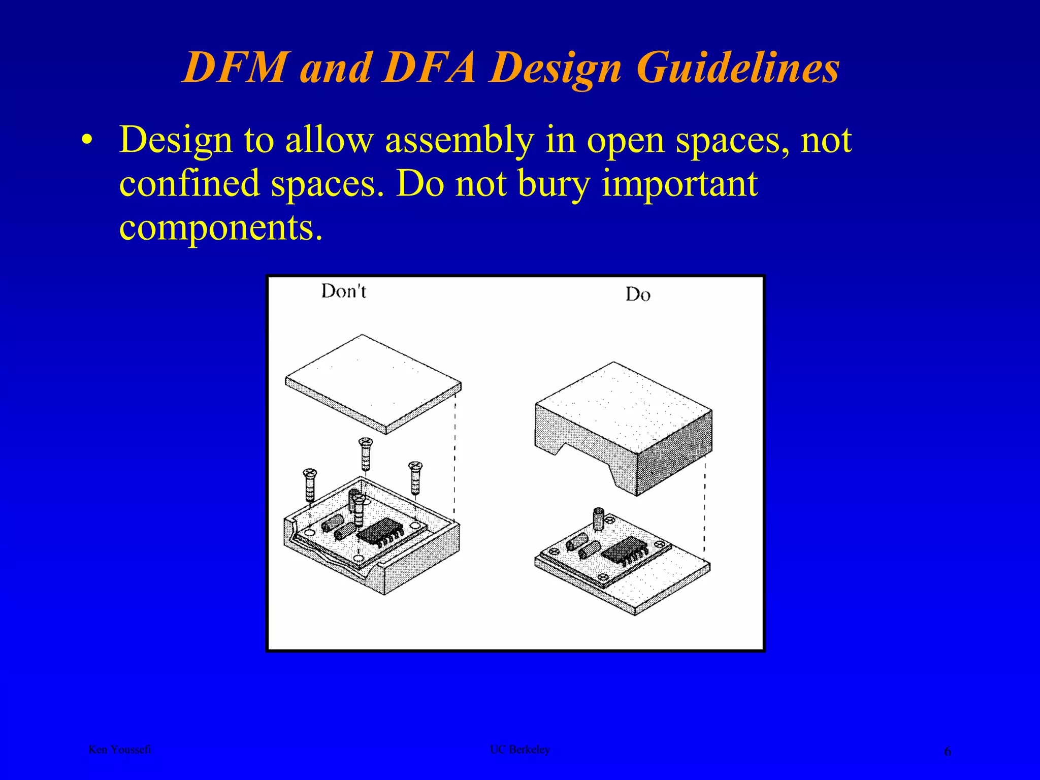 General Guidelines for Design for Manufacturing and Assembly | PPT