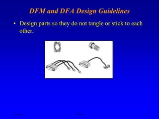 General Guidelines for Design for Manufacturing and Assembly | PPT