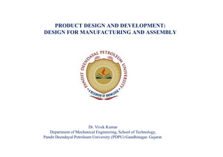 Design for manufacturing and assembly | PDF