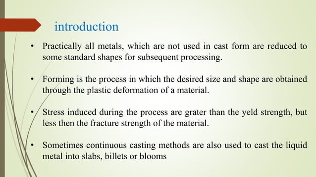 Design for metal forming | PPT