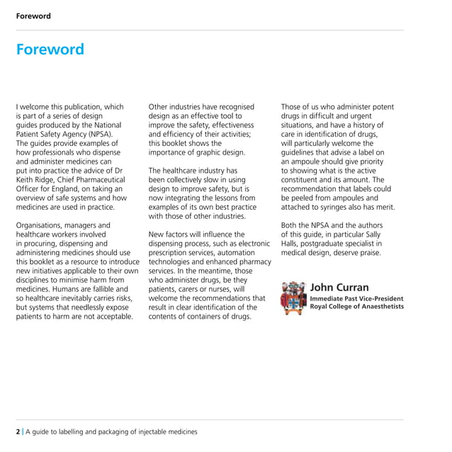 Design for patient safety (NHS Guideline ) | PDF