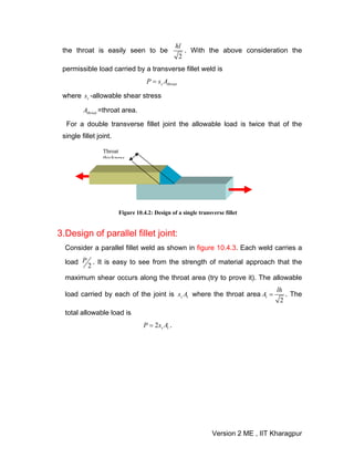 Design for permanent weld joint | PDF