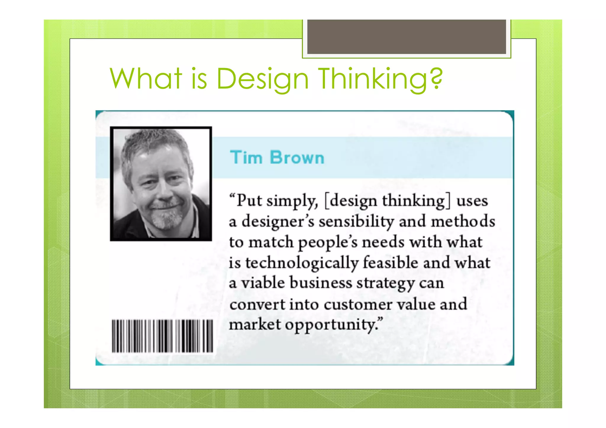 Design Thinking for Project Managers | PDF