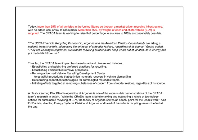 Design for Recycling | PDF