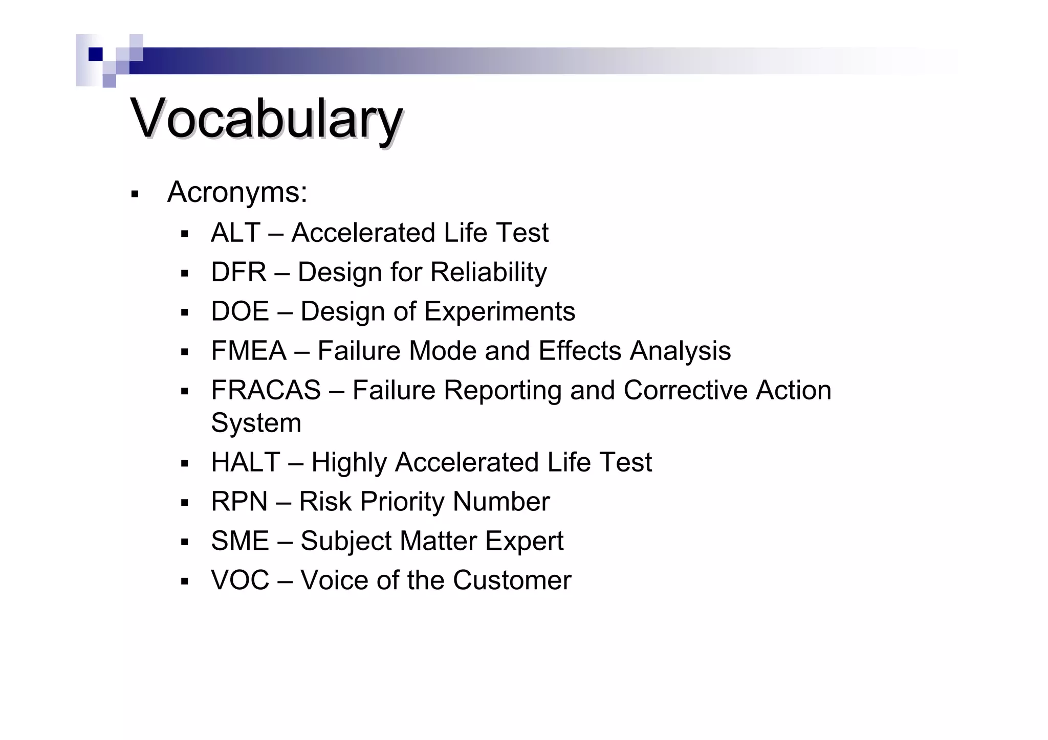 ASQ RD Webinar: Design for reliability a roadmap for design robustness ...