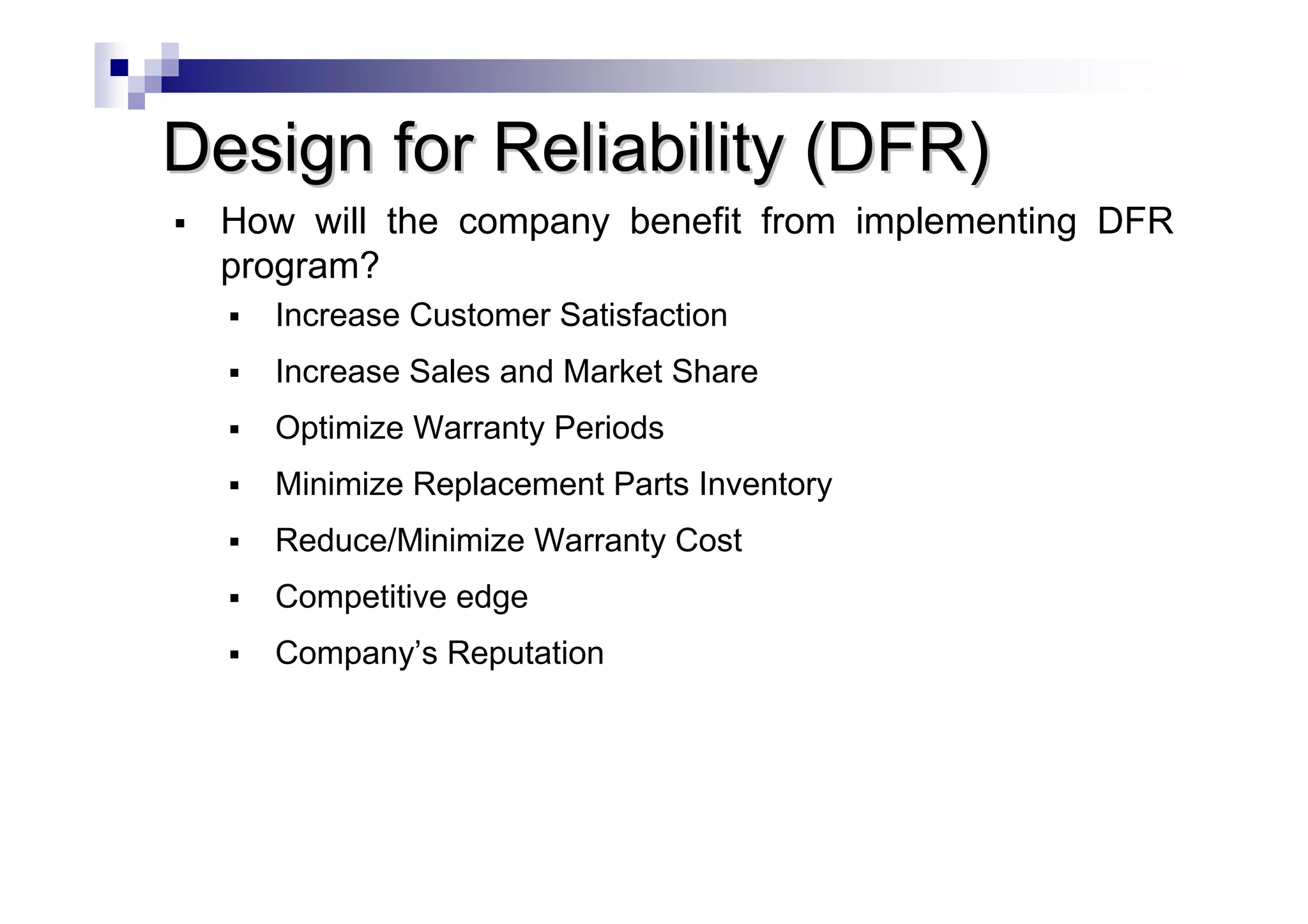 ASQ RD Webinar: Design for reliability a roadmap for design robustness ...