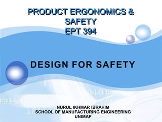 Design for safety | PDF